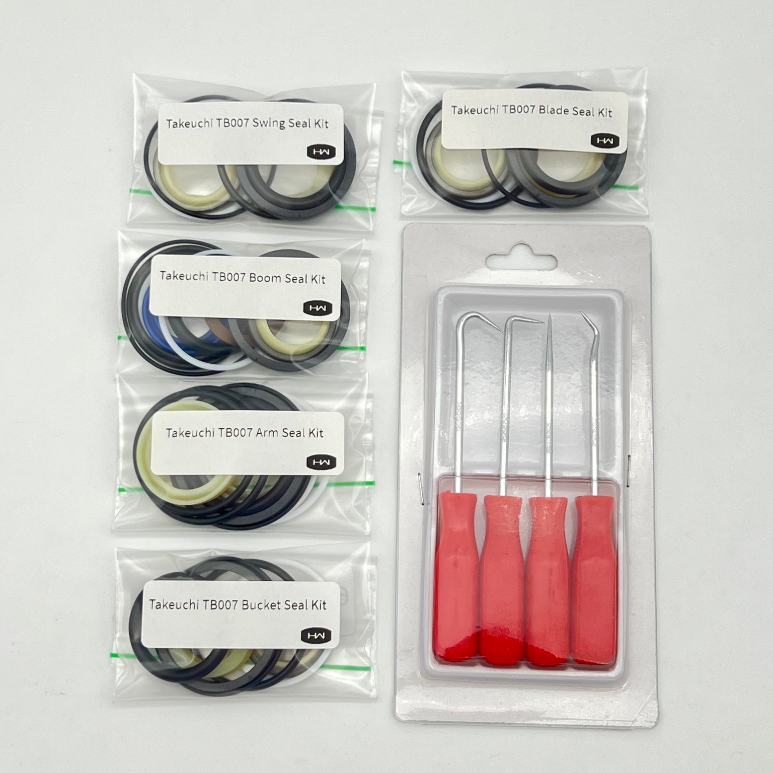 Takeuchi TB007 Whole Machine Kit w/ Free O-Ring Pick Set