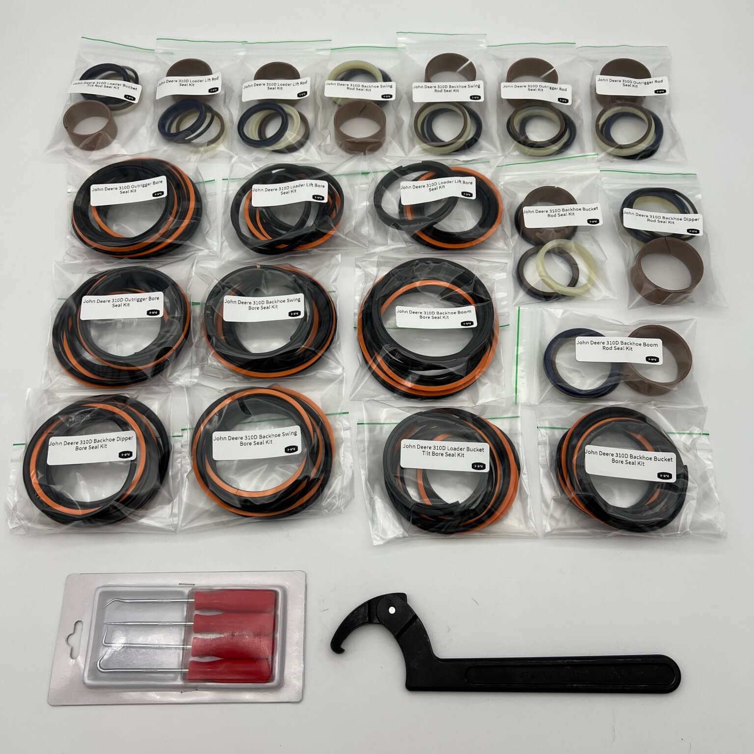 John Deere 310D Whole Machine Kit w/ Free Tool & O-Ring Pick Set