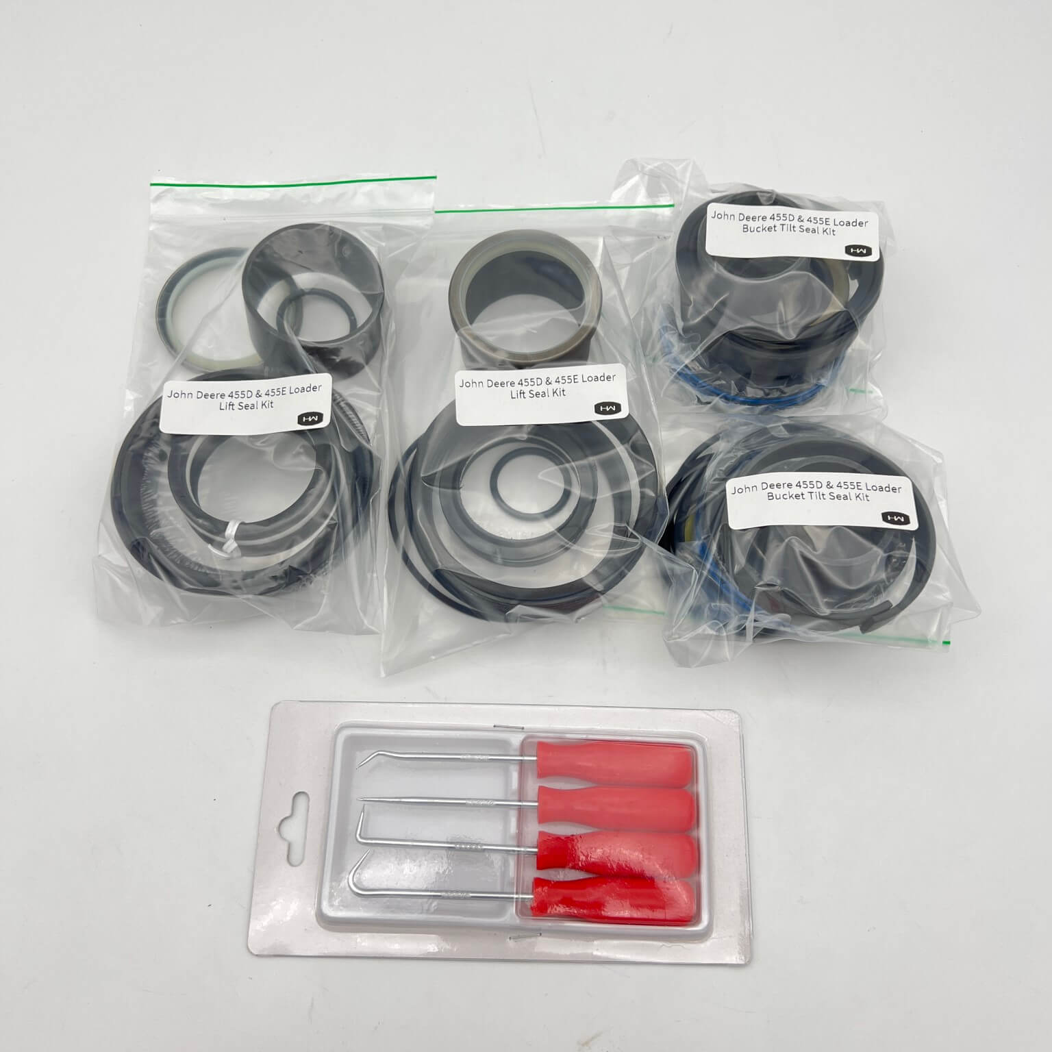 John Deere 455D & 455E Whole Machine Kit w/ Free O-Ring Pick Set