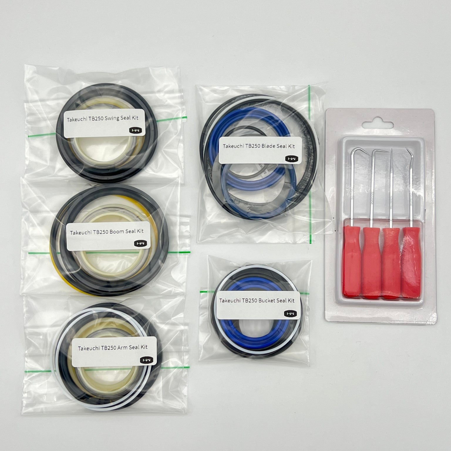 Takeuchi TB250 Whole Machine Kit w/ Free O-Ring Pick Set